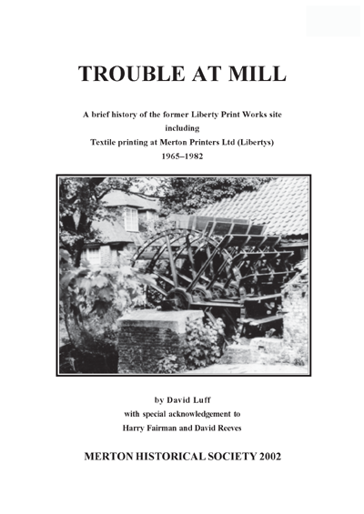 trouble – MERTON HISTORICAL SOCIETY