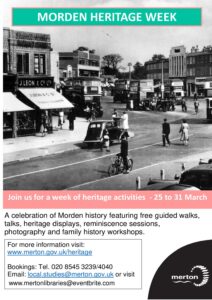 Heritage Week Poster March full – MERTON HISTORICAL SOCIETY